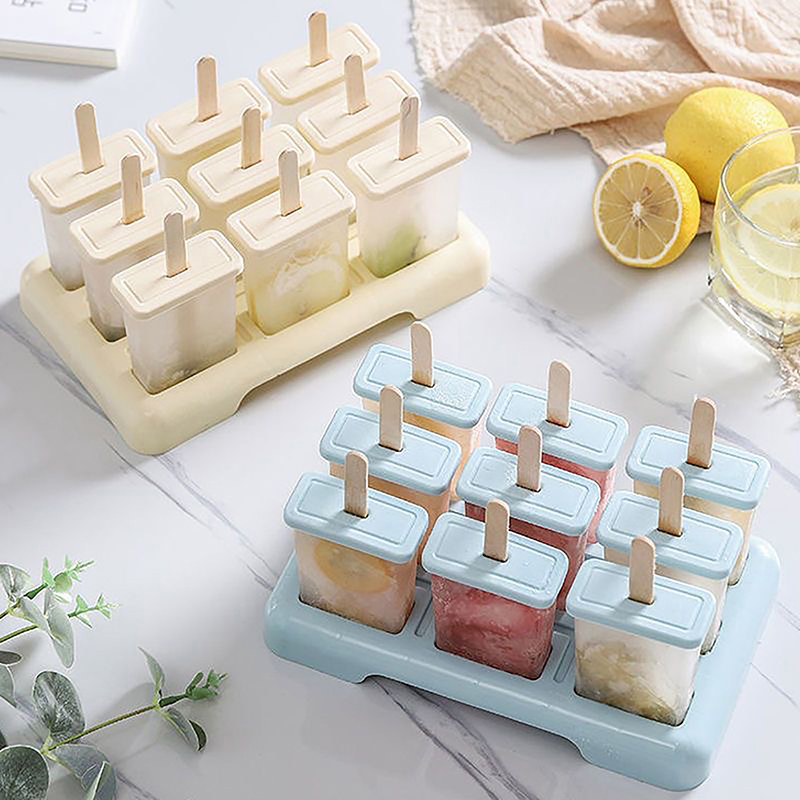 Ice Cream Popsicle Mold DIY Ice Cream Machine Homemade Ice Box With ...