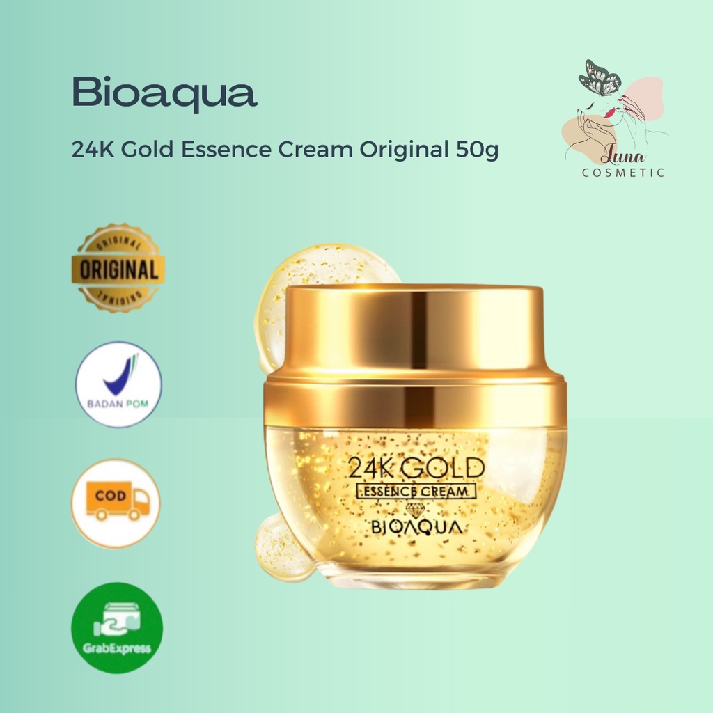 BIOAQUA 24K Gold Essence Cream Original 50g BPOM | Lazada Indonesia