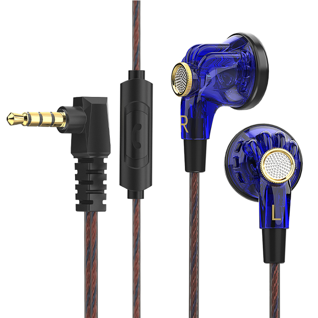 【ExpatGoods】Qkz Mdr Flat Head Earbuds Dynamic Hifi In Ear Earphone 3 ...