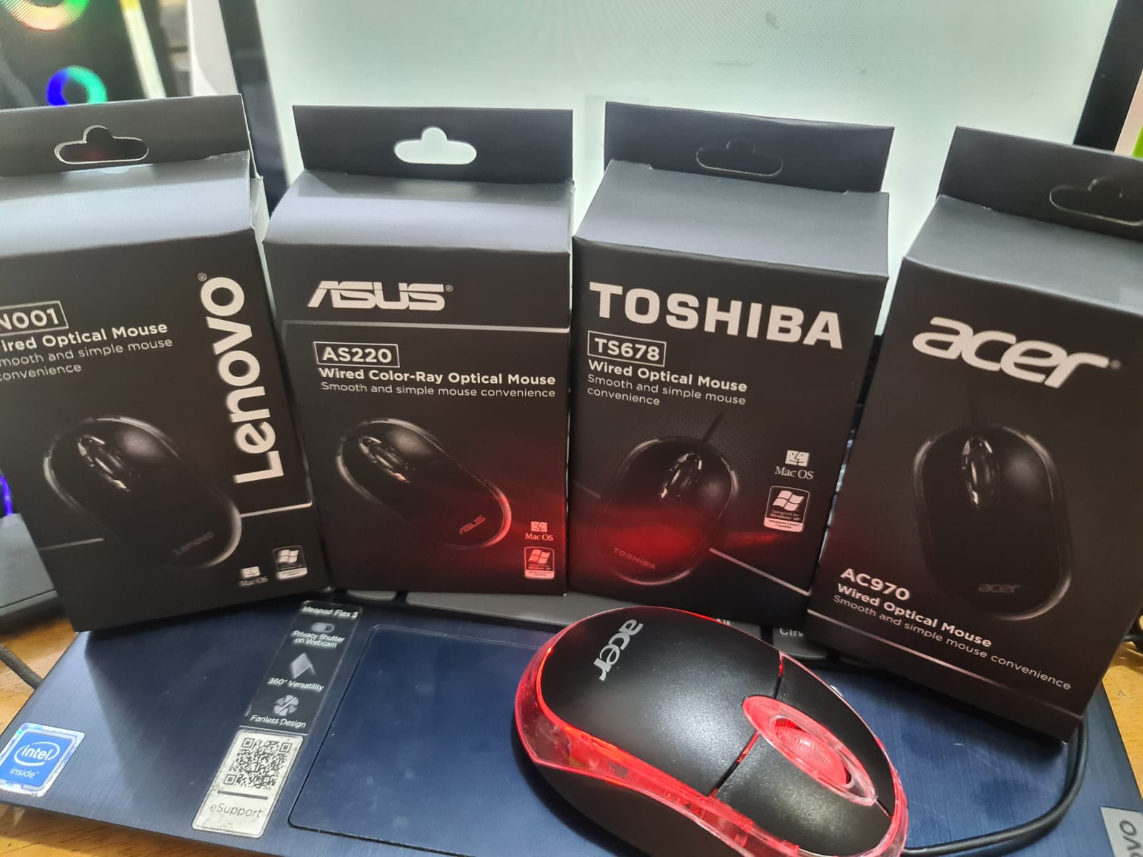 Mouse Kabel Branded Merek Lampu Menyala | Lazada Indonesia