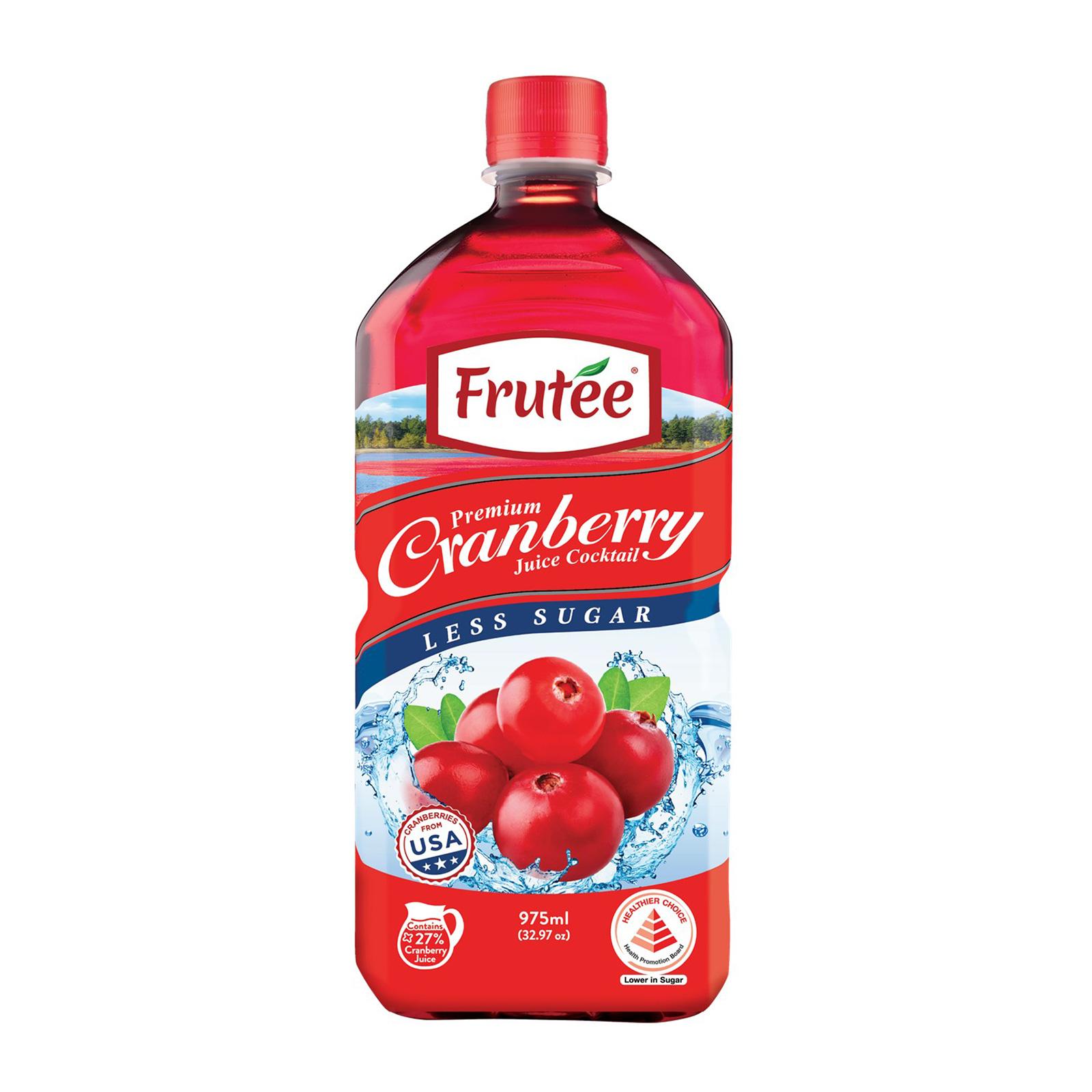 Frutee Premium Cranberry Juice Cocktail (Less Sugar) | Lazada Singapore