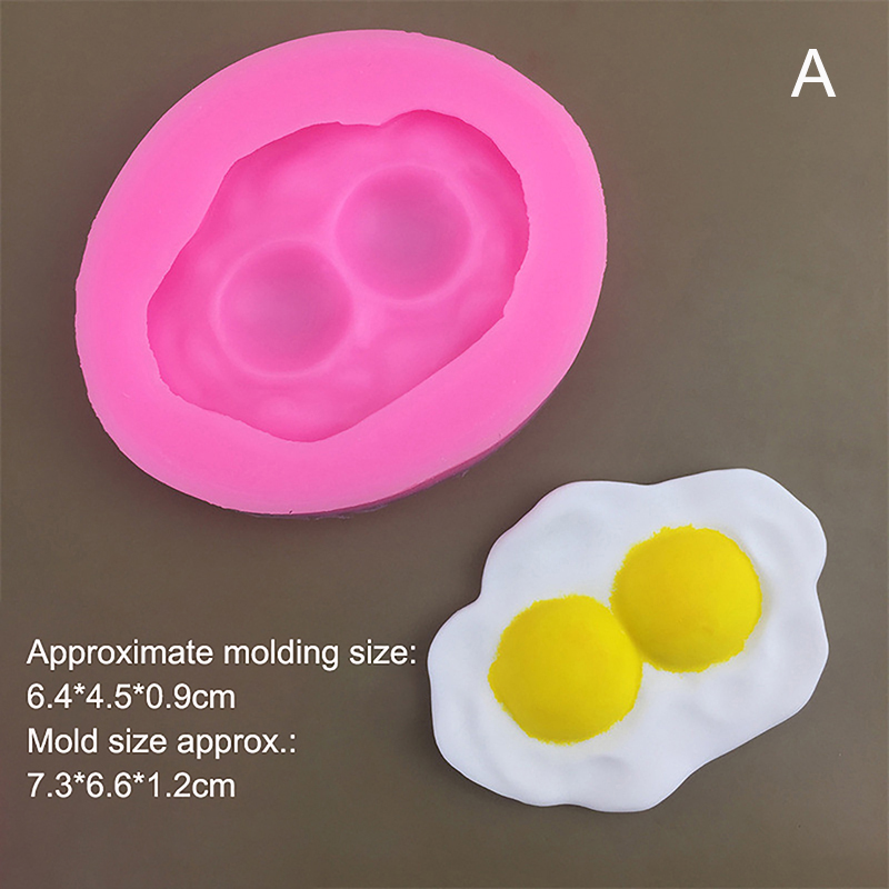 3D Simulation Instant Noodles Egg Silicone Mold DIY Food Poached Egg ...