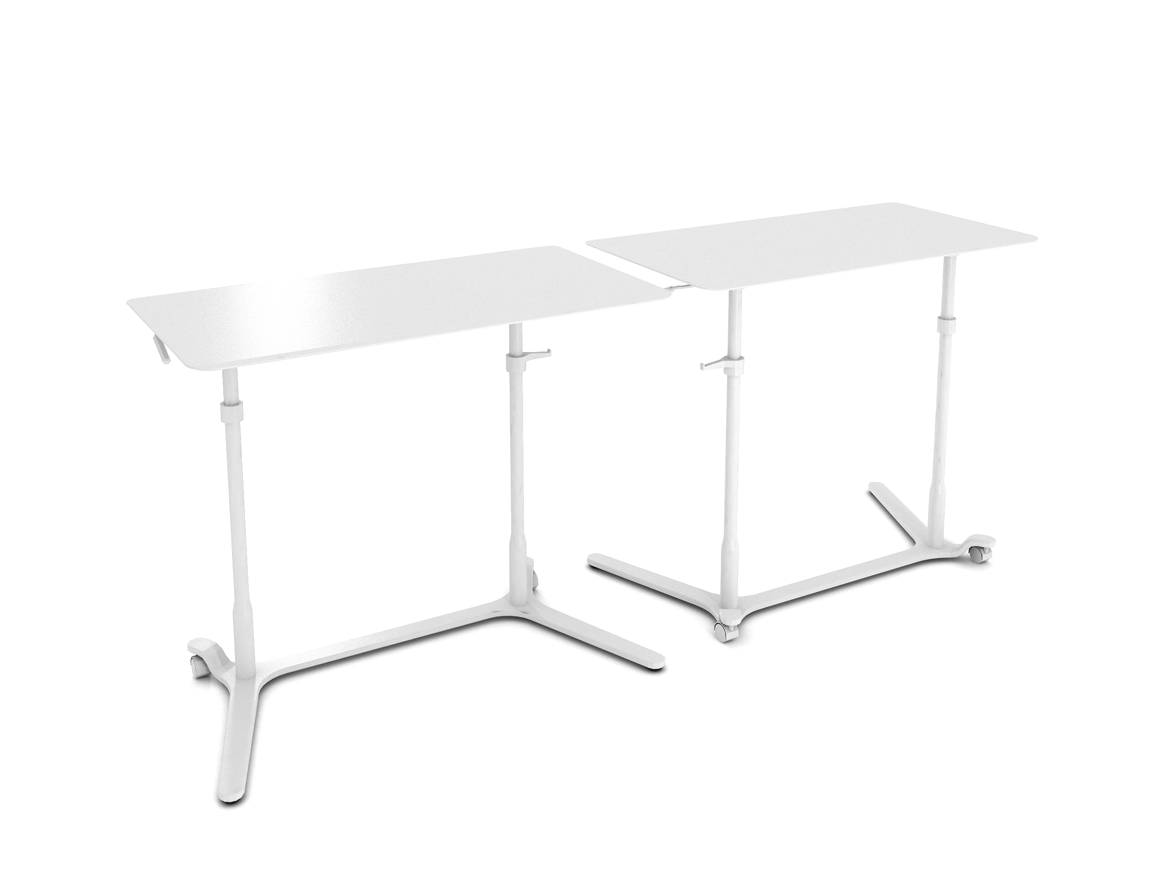 Haworth Eddy Table with Height Adjustment allways white ASYSEED-ALLWHT ...