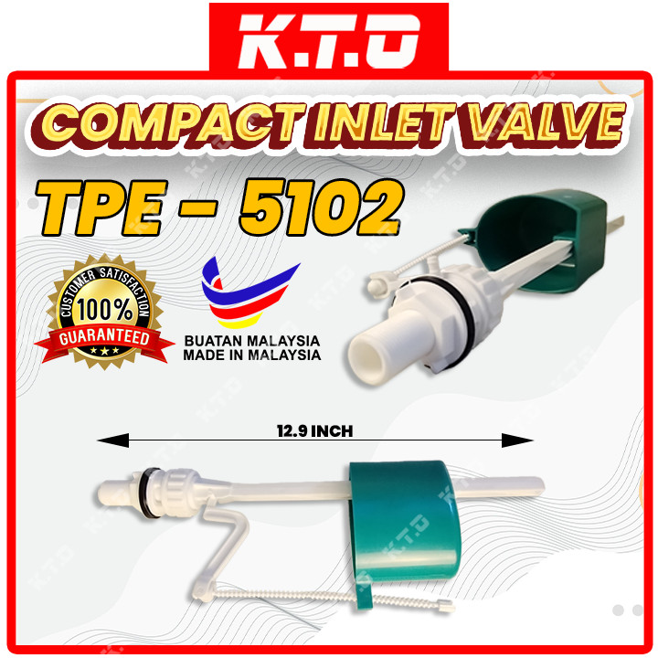 Compact Adjustable Bottom Inlet Valve Sparepart Toilet Water Tank Flush ...