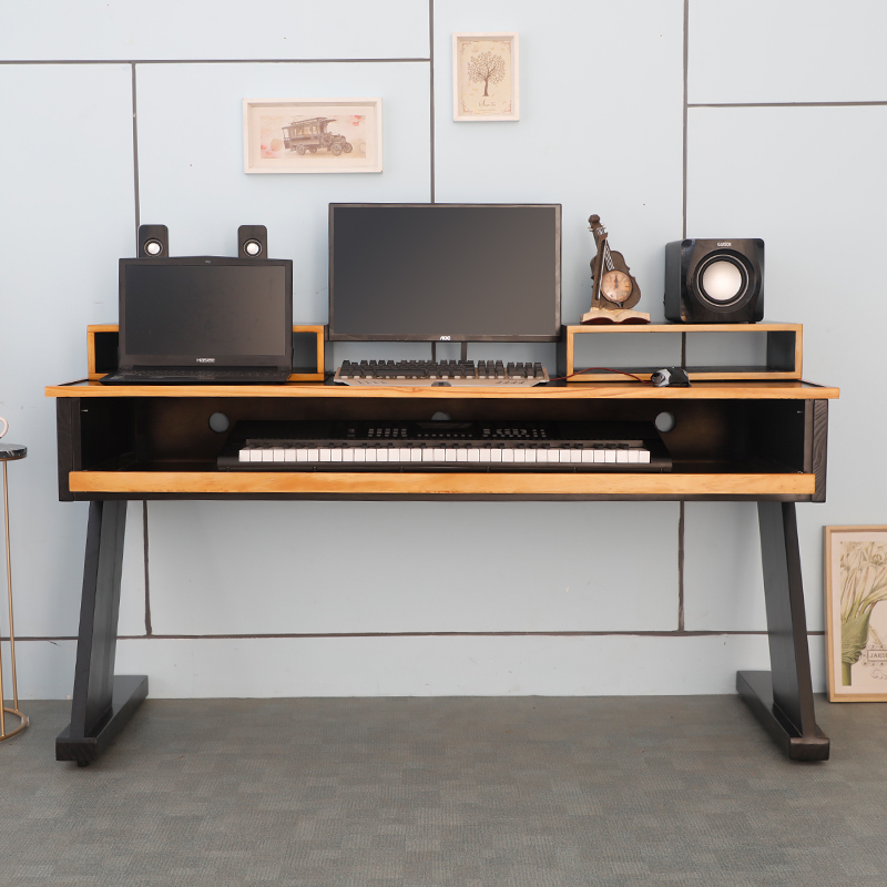 Solid wood piano table arranger table music production table studio ...