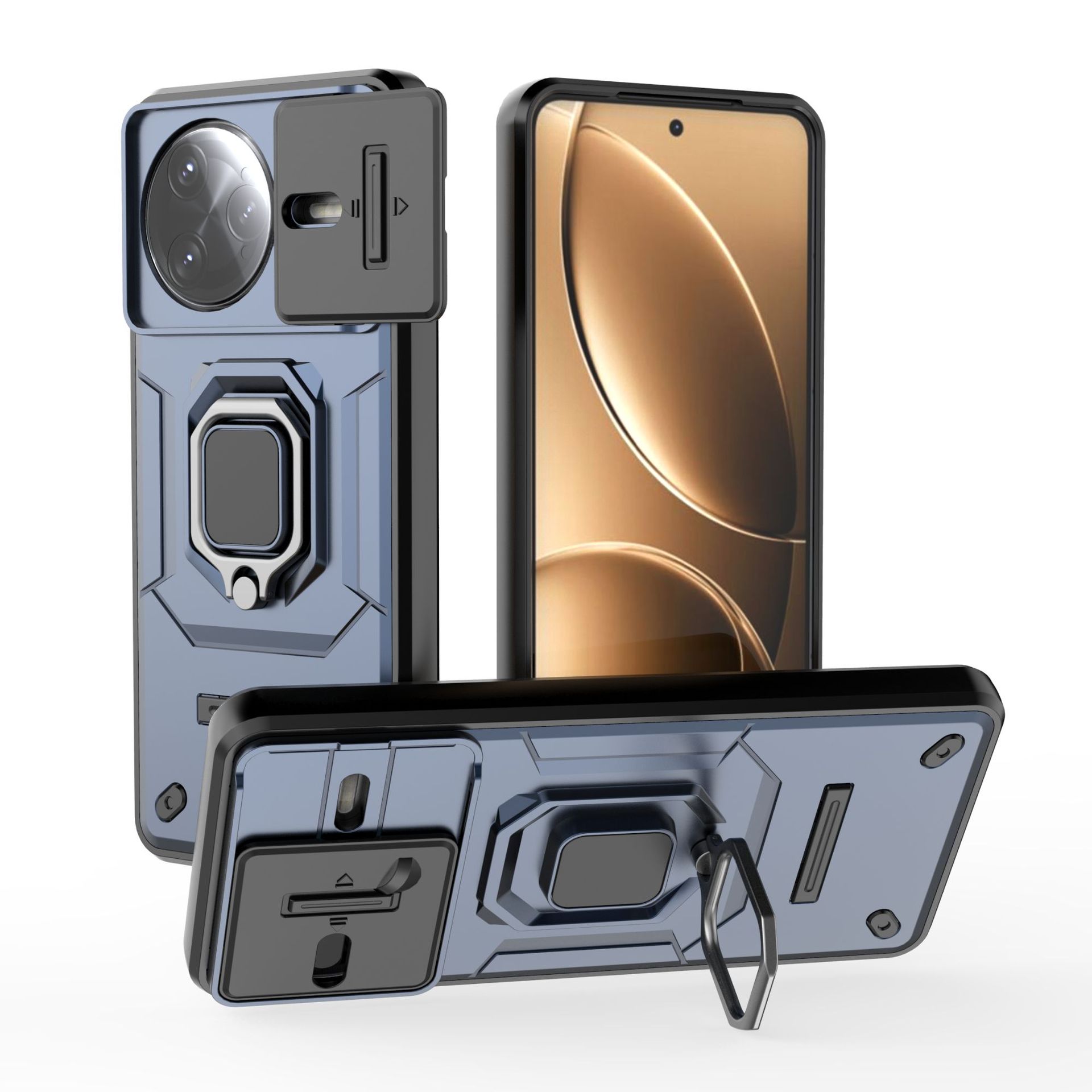 Xiaomi Redmi K80 Pro Case with Slide Camera Cover，Rotated Ring ...