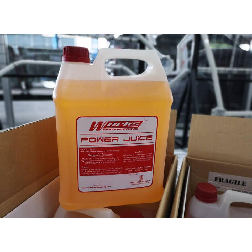 Works Power Juice Water Methanol Injection Kit Boost Juice 5L Premix ...