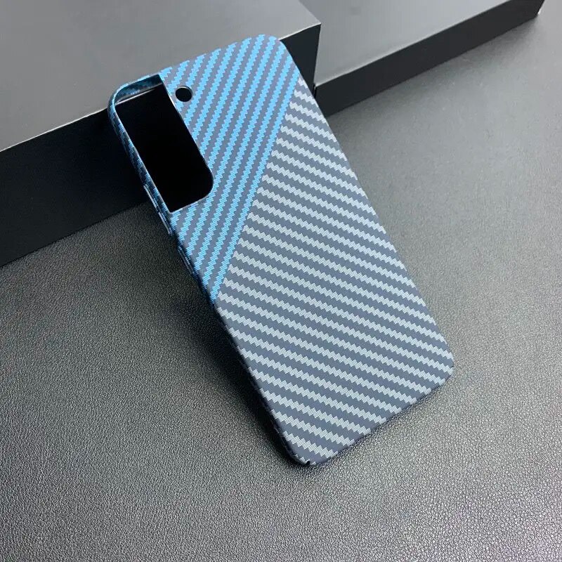 Ultra Thin Carbon Fiber Texture PC Matte Phone Case For Samsung Galxy ...