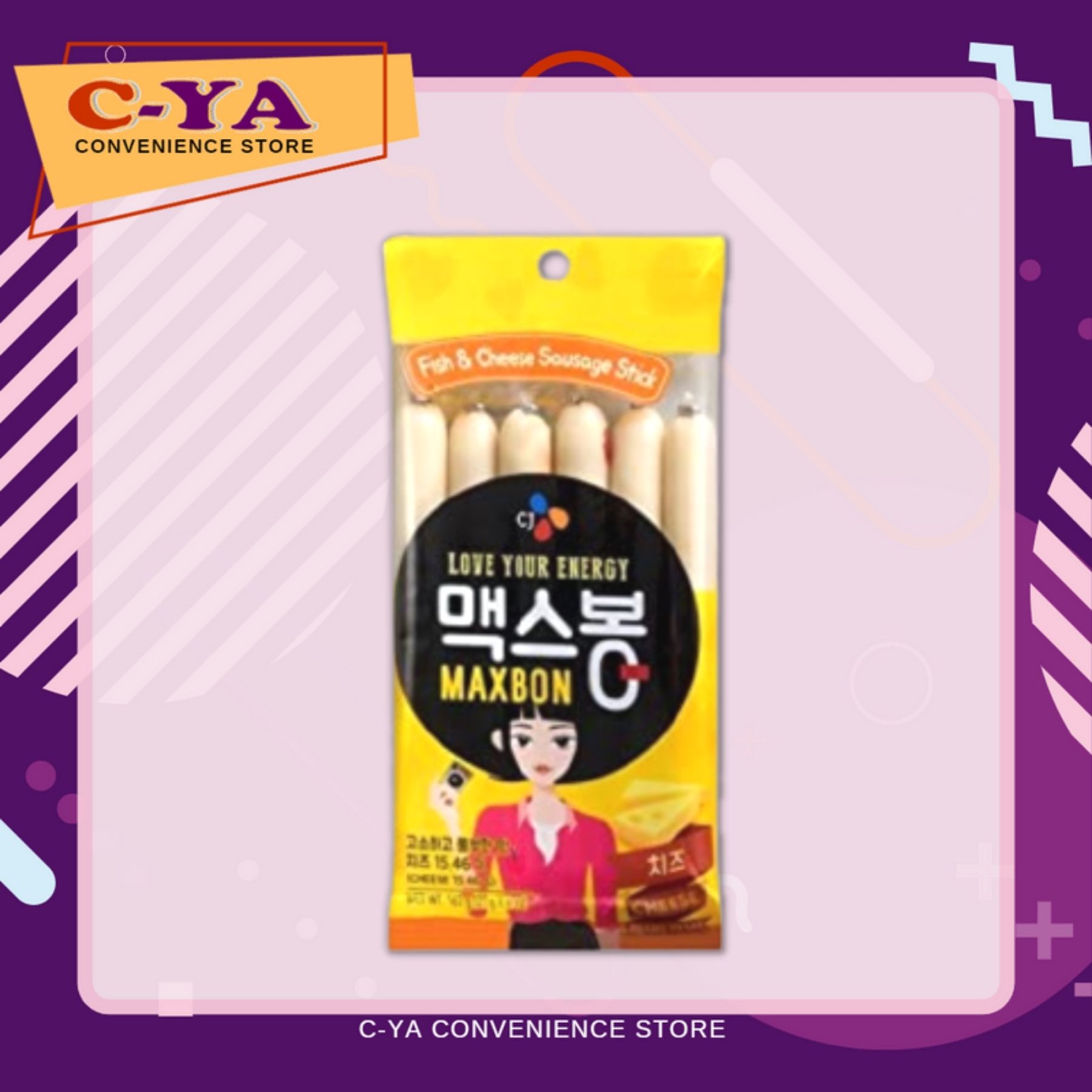 [CJ] Maxbon Cheese Sausage 27g*6 | Lazada PH