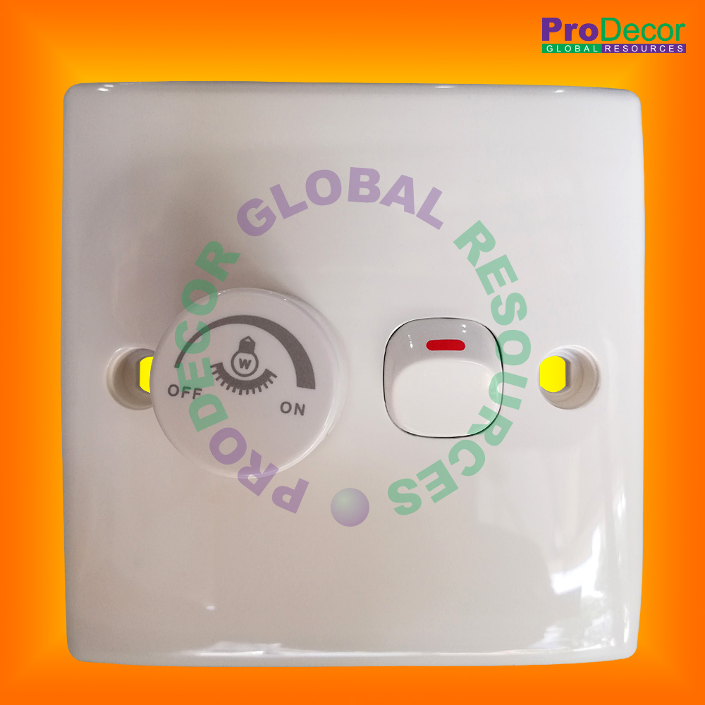 SUM 1GANG LIGHT DIMMER SWITCH SOCKET -500W(PC-LD500W) | Lazada