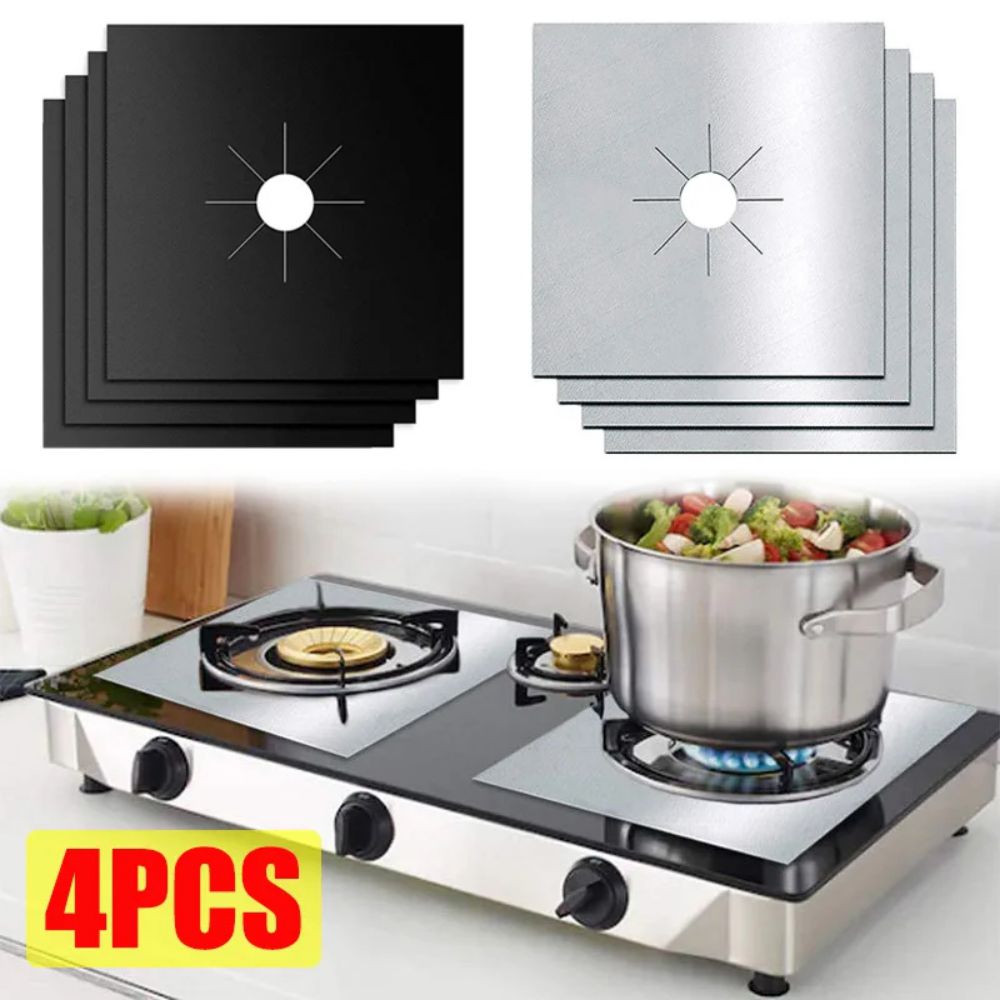 Gas Stove Protector Cooker Lid Liner Cleaning Pad For Kitchen Cookware ...