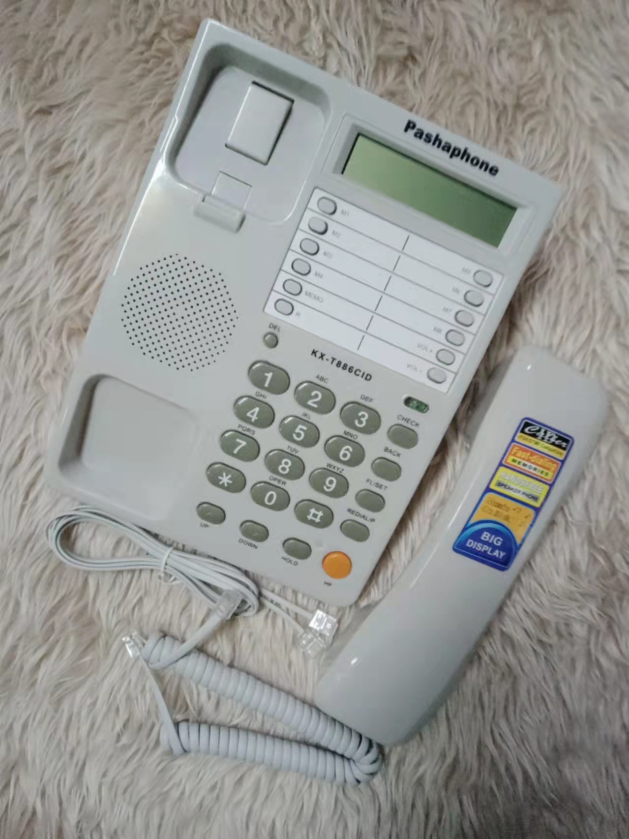 CLY KX-T886CID Pasaphone Desktop Corded Telephone with Caller I.D Display | Lazada PH