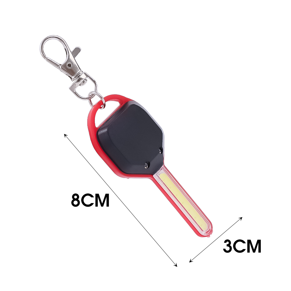 Mini Flashlight Cob Led Keychain Small Outdoor Emergency Keychain ...