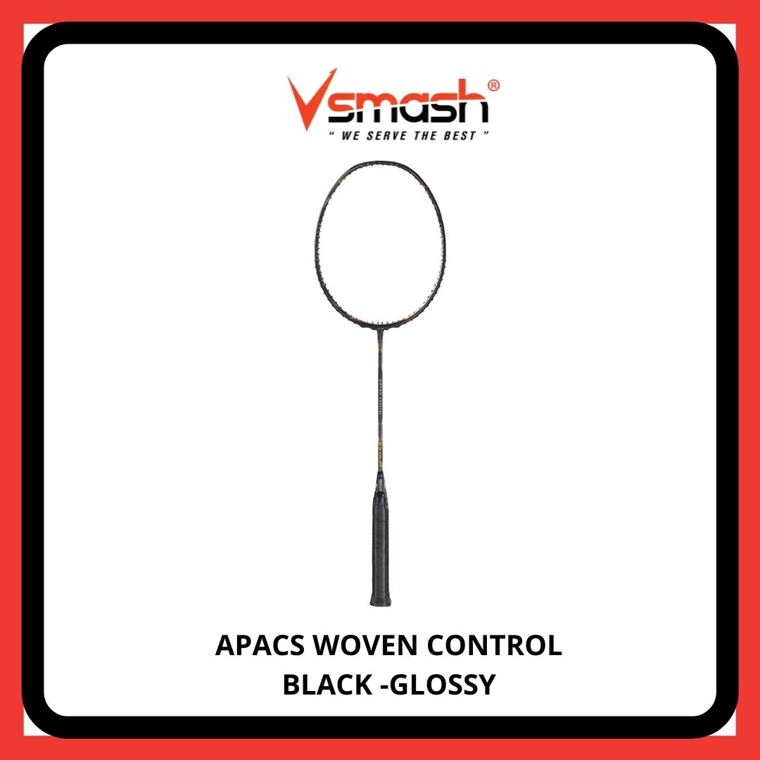 APACS BADMINTON RACKET WOVEN CONTROL 5U (FRAME ONLY) | Lazada