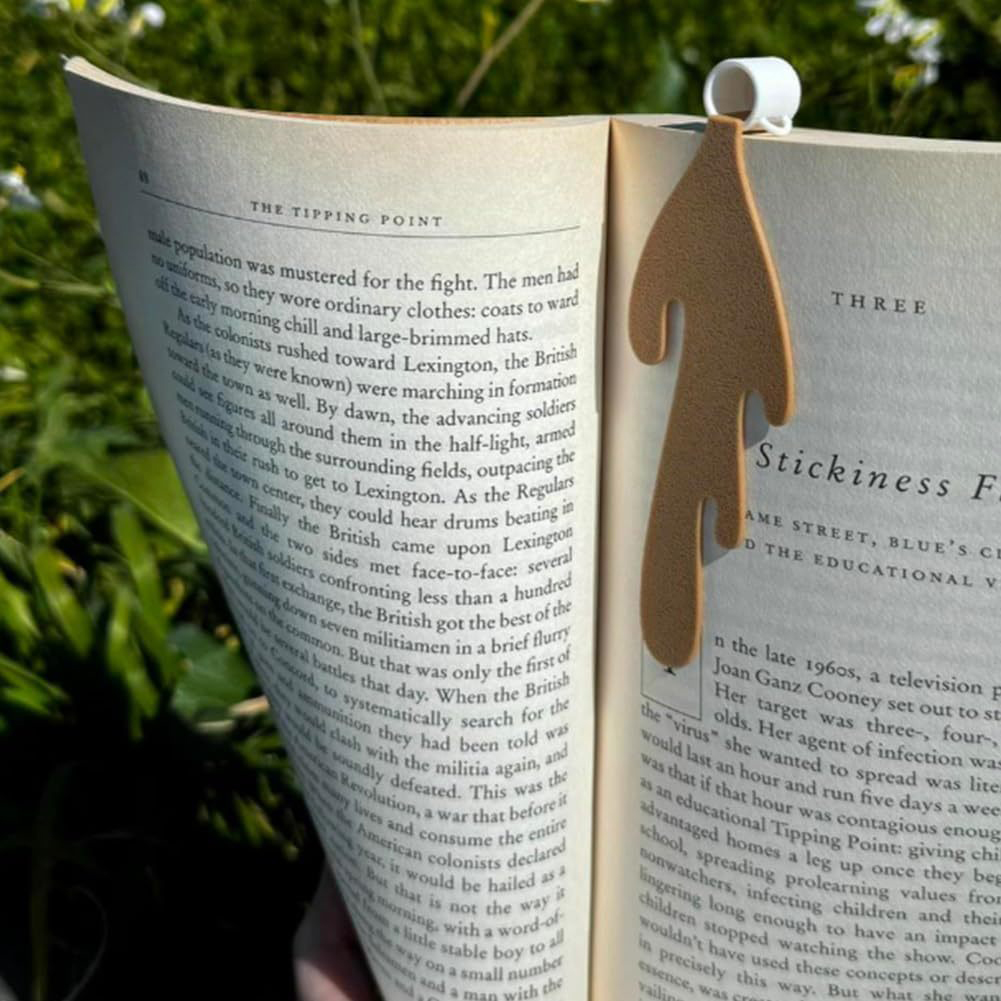 SF Cute Spilled Coffee Bookmark Corner Marker For Reading Funny ...