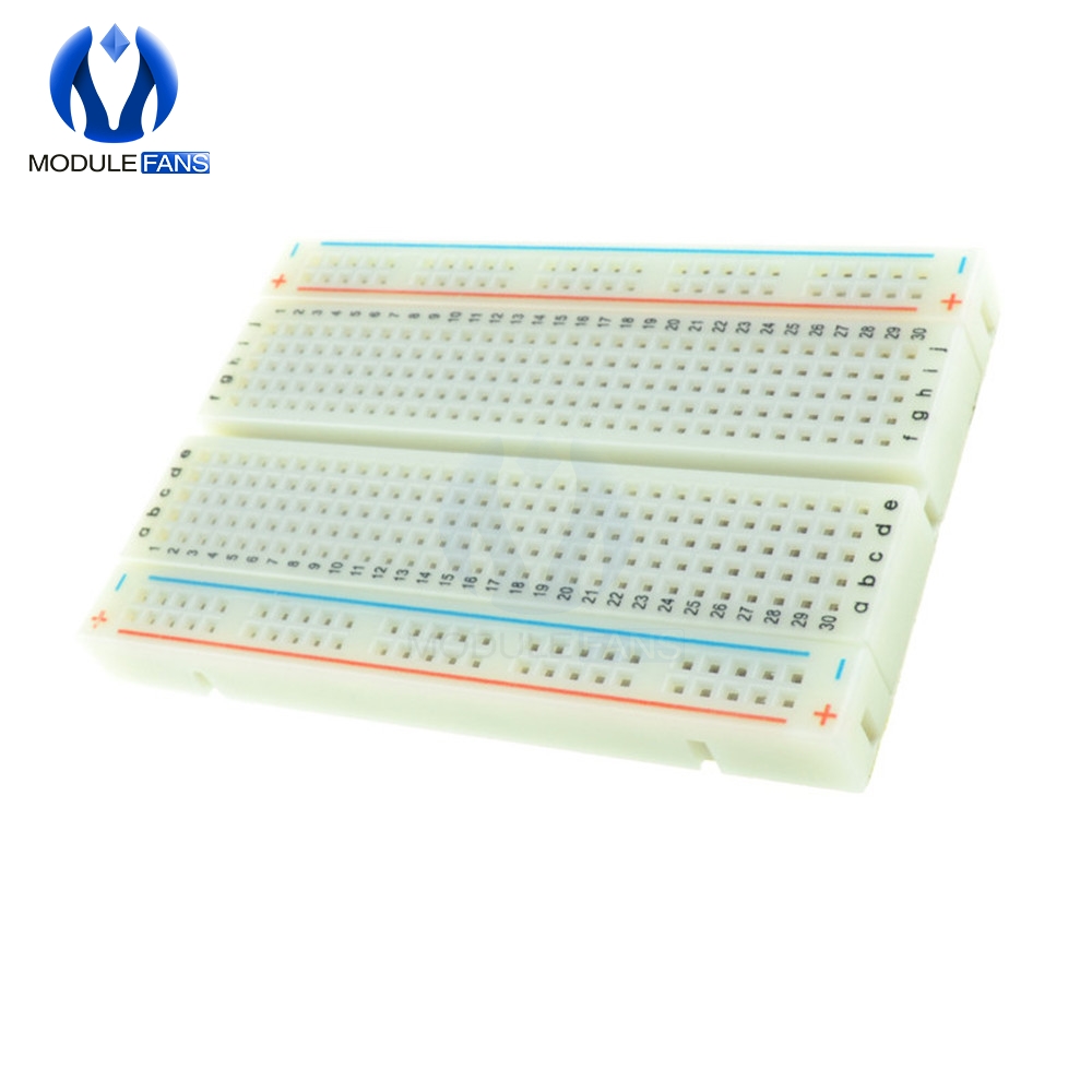 400 Tie Universal Solderless PCB Breadboard Mini Test Protoboard DIY ...