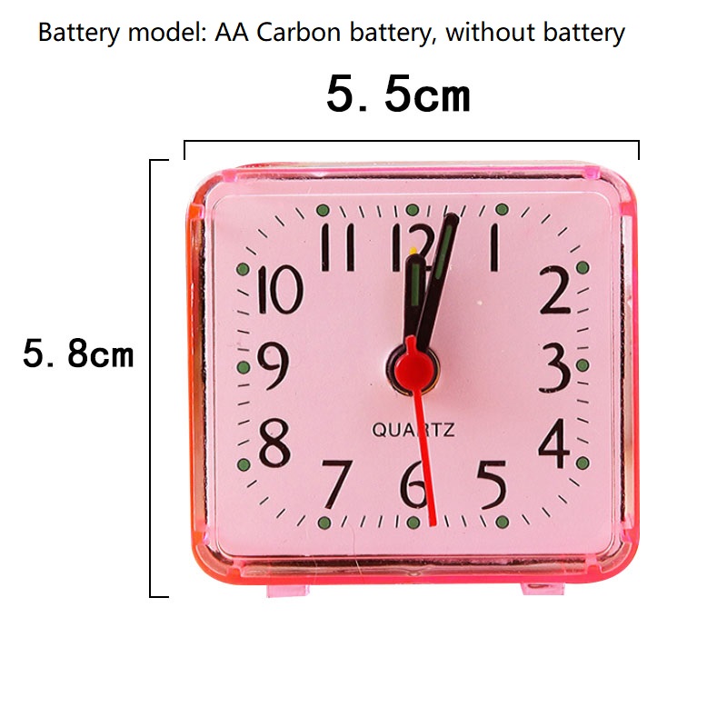 【New Trend】Mini Desk Alarm Clock Digital Mirror LED Big Display Bedroom ...