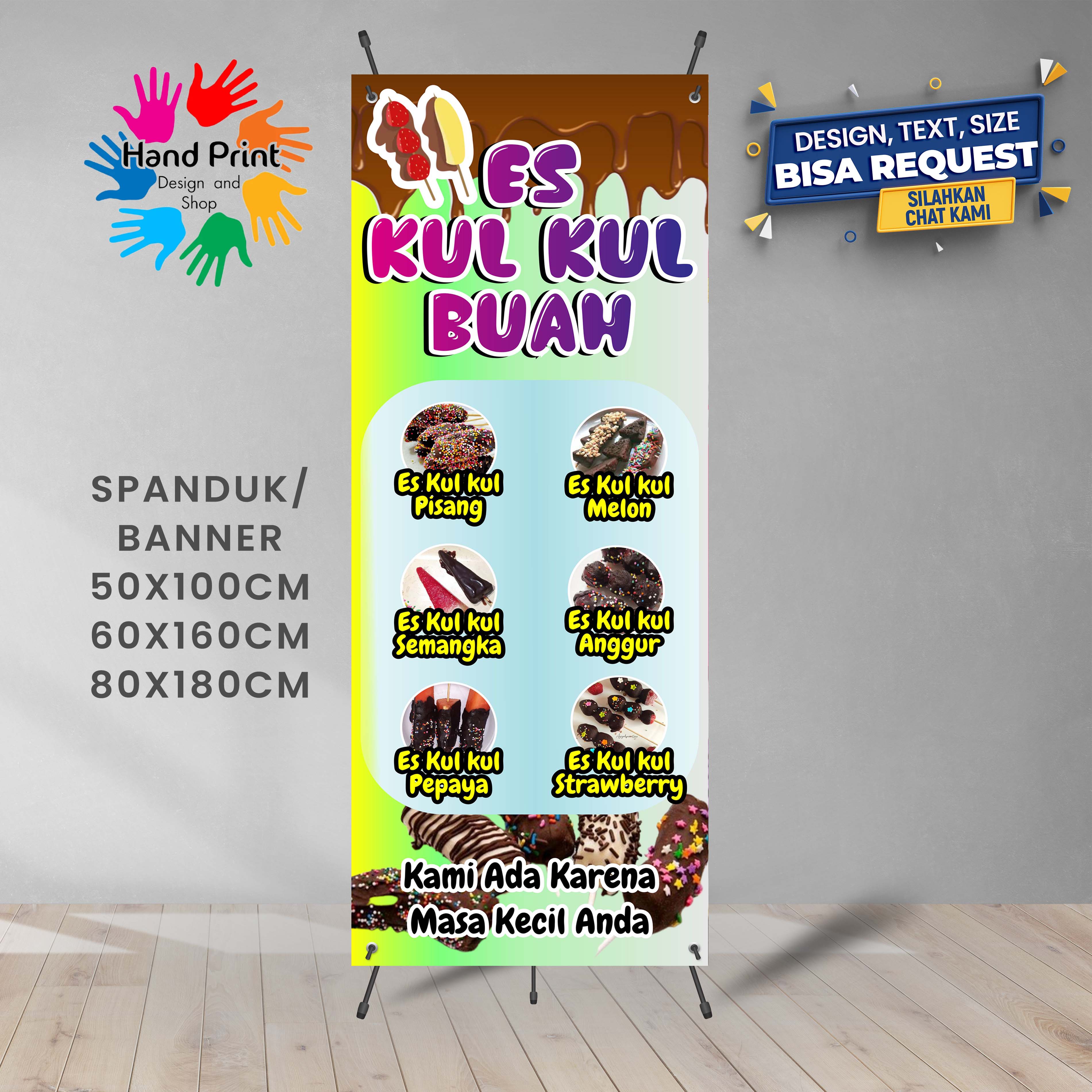 Spanduk Banner Es Kul Kul Buah Gratis Memesan Desain | Lazada Indonesia