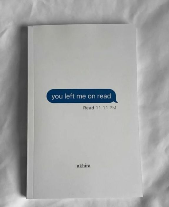 You left me on read book by akhira | Daraz.pk