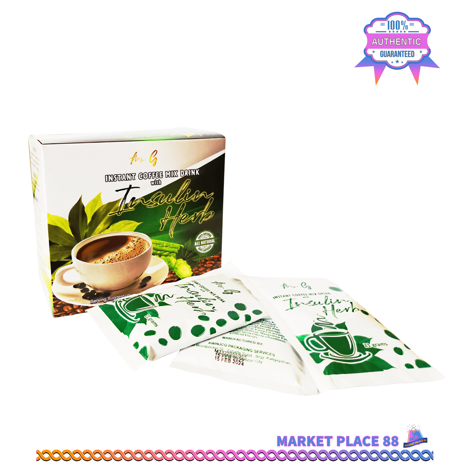 Instant Coffee Mix Drink with Insulin Herb | Lazada PH