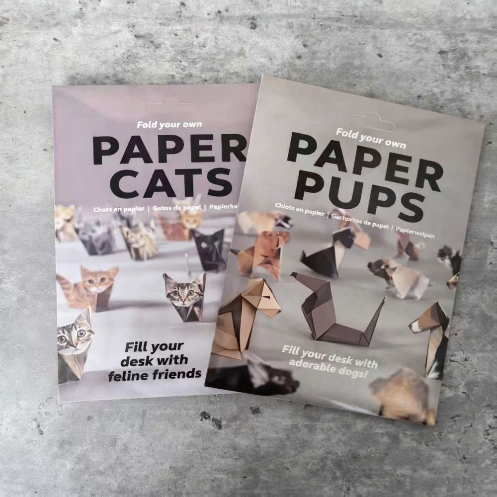 Art Origami 50pcs DIY Paper Cats Creative Animals Art Origami Book ...