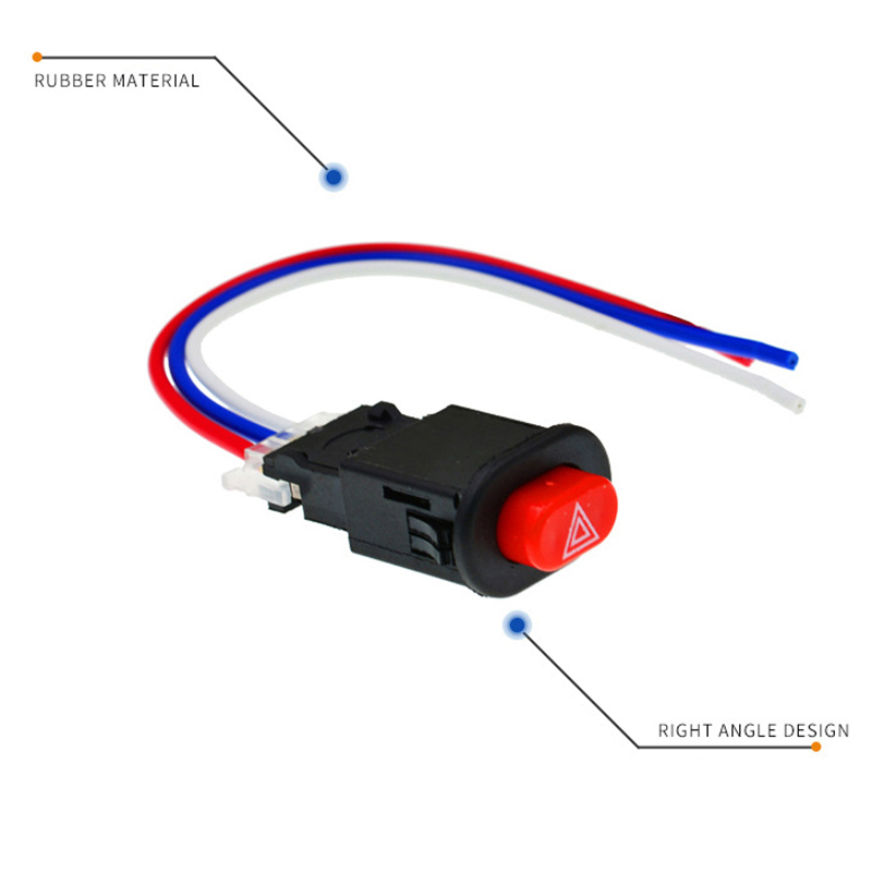 Motorcycle Double Flash Switch Hazard Light Switch Button Flash Warning ...