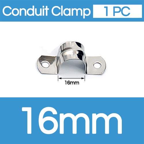 Conduit Clamp PVC Clamp Heavy Duty PVC PPR Pipe Metal Clamp (2 Holes ...