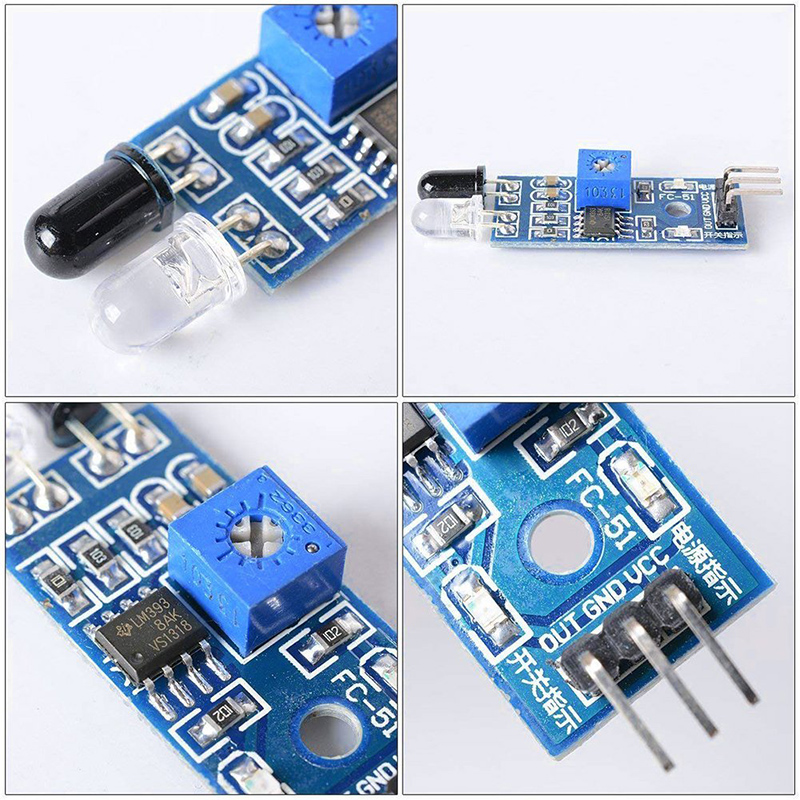 SAWU Electrely IR Infrared Obstacle Avoidance Sensor Module for Arduino ...