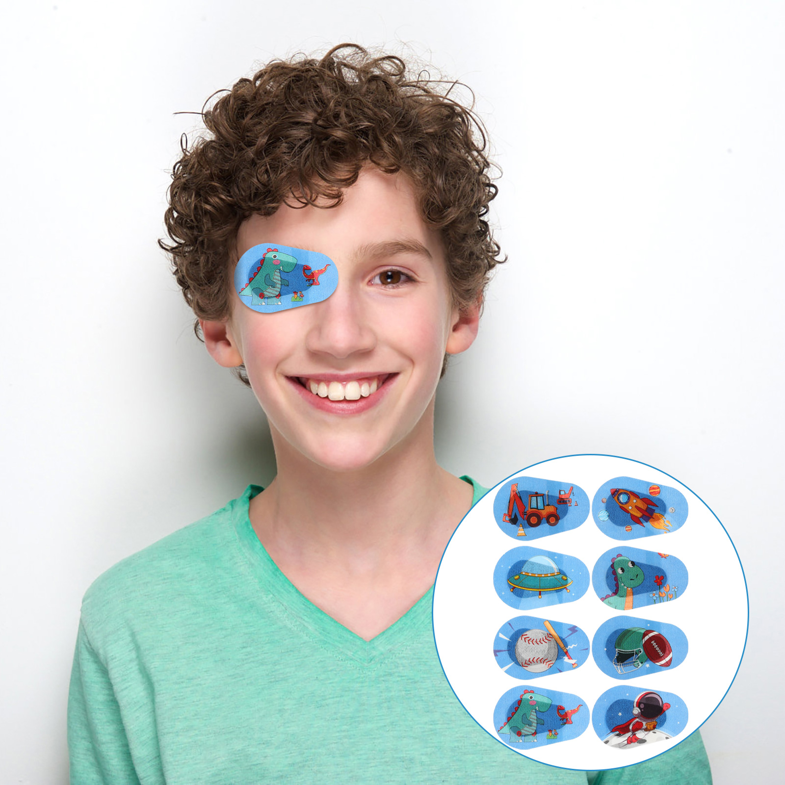 24 Pcs Blindfold Blinder Eye Patches for Kids Reusable Pediatric Non ...