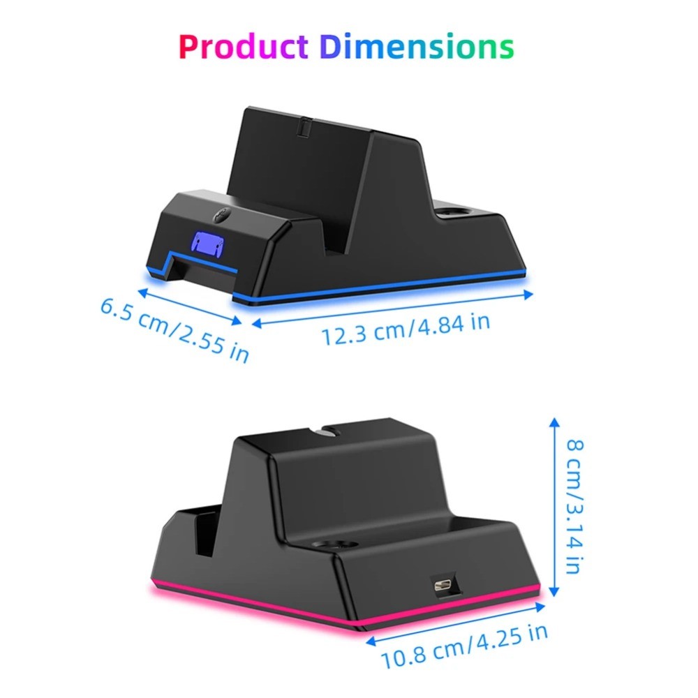 Charging Dock Station for PlayStation Portal with Charging Cable ...