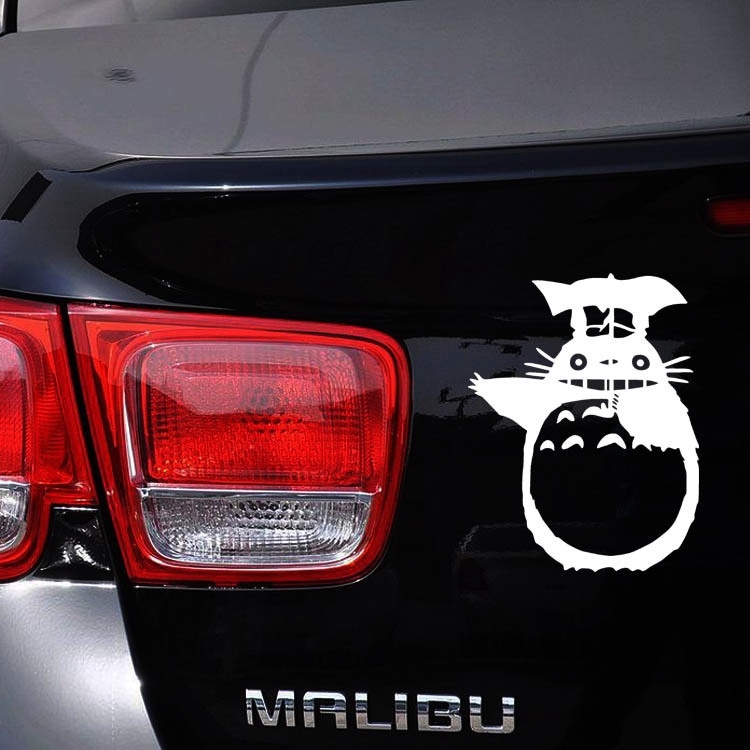 Lovely Totoro Car Stickers Waterproof Car Decals Rearview Mirror ...