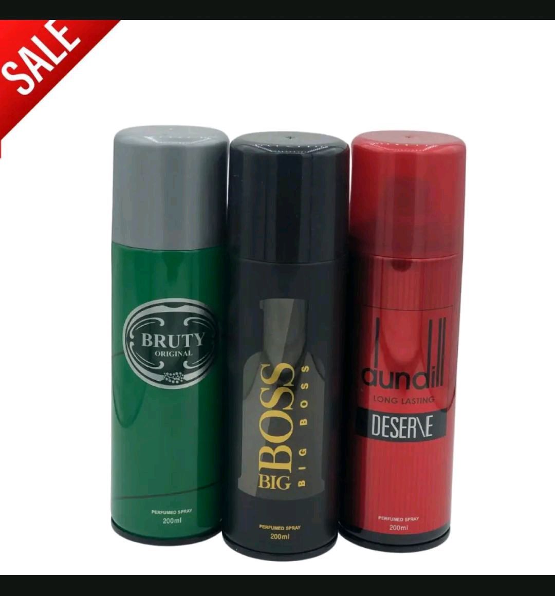 Pack of 3 Body Spray For Men 200ml each | Daraz.pk