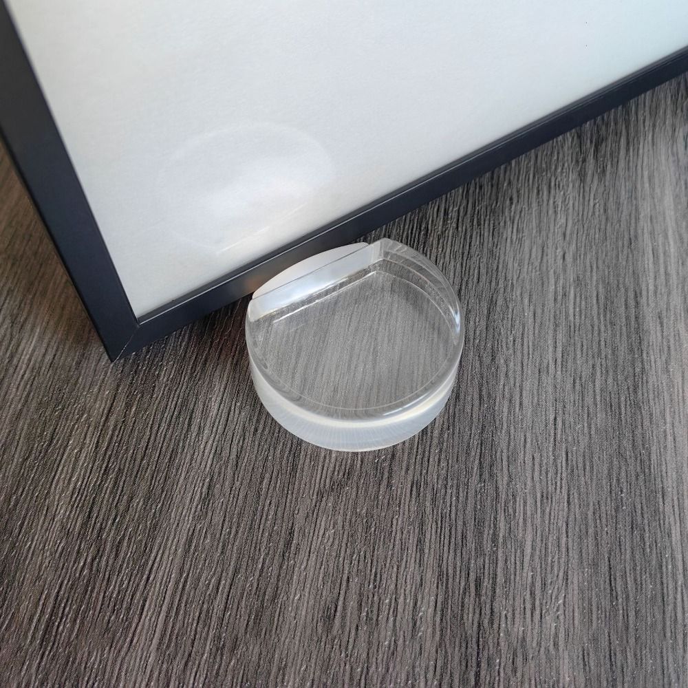 Transparent Self Adhesive Transparent Door Stopper Light Weight Non ...