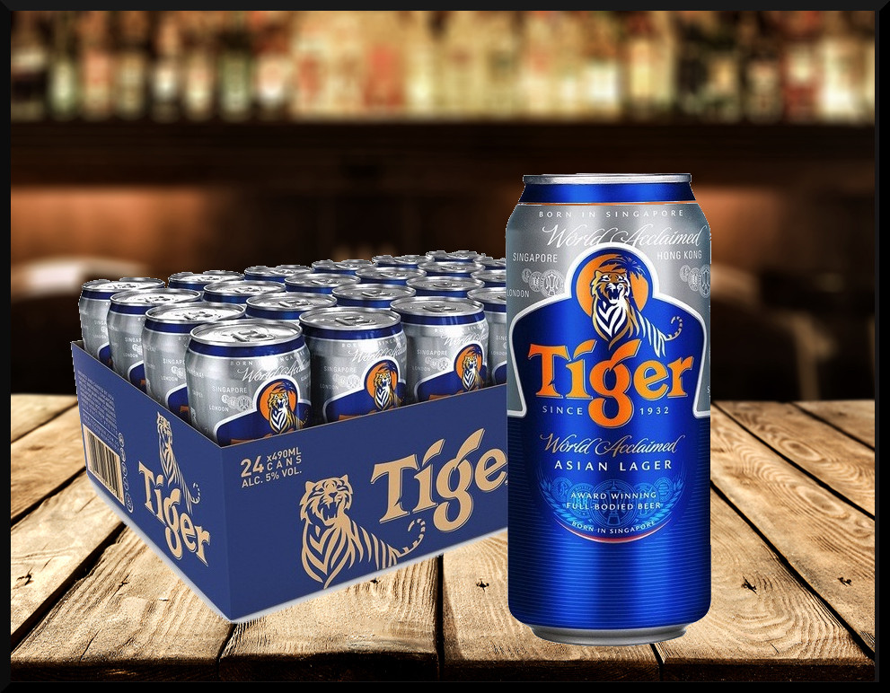 TIGER ASIAN LAGER BEER 24 X 320ML / 490ML / Bundle Set | Lazada Singapore
