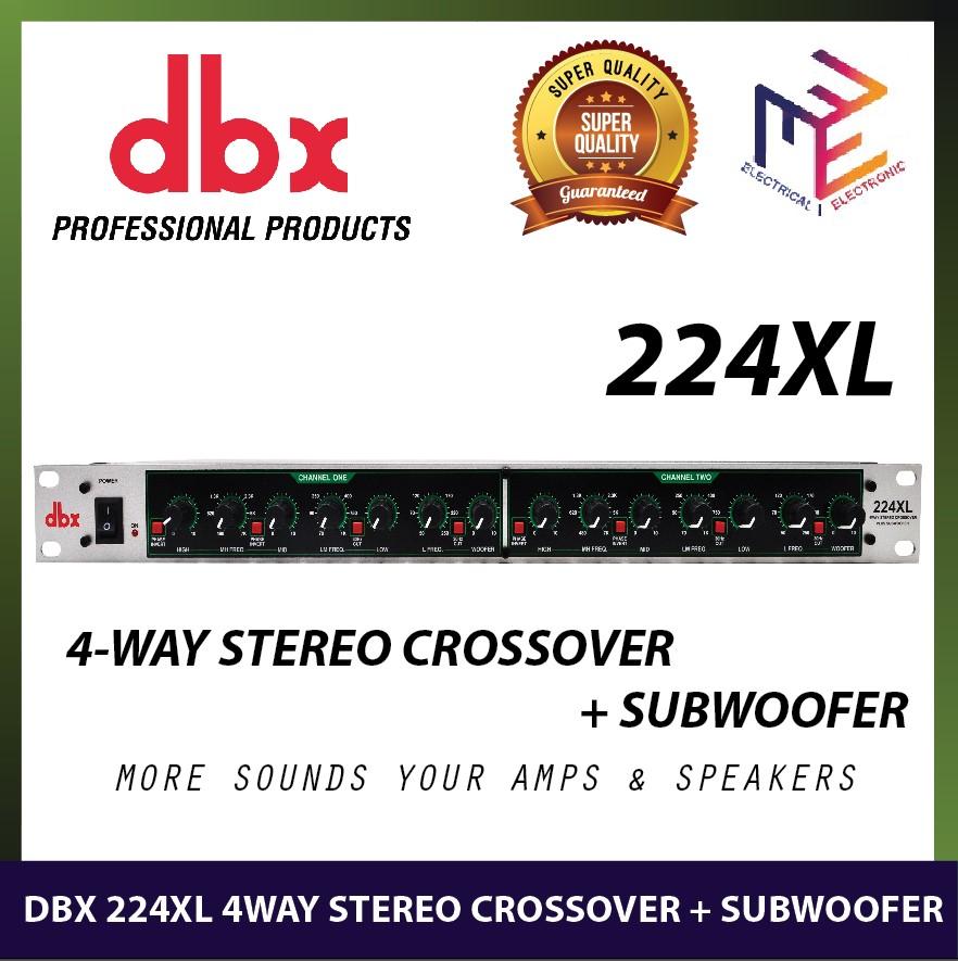 DBX 224XL 4Way Stereo Crossover Plus Subwoofer * WINLAND * | Lazada PH