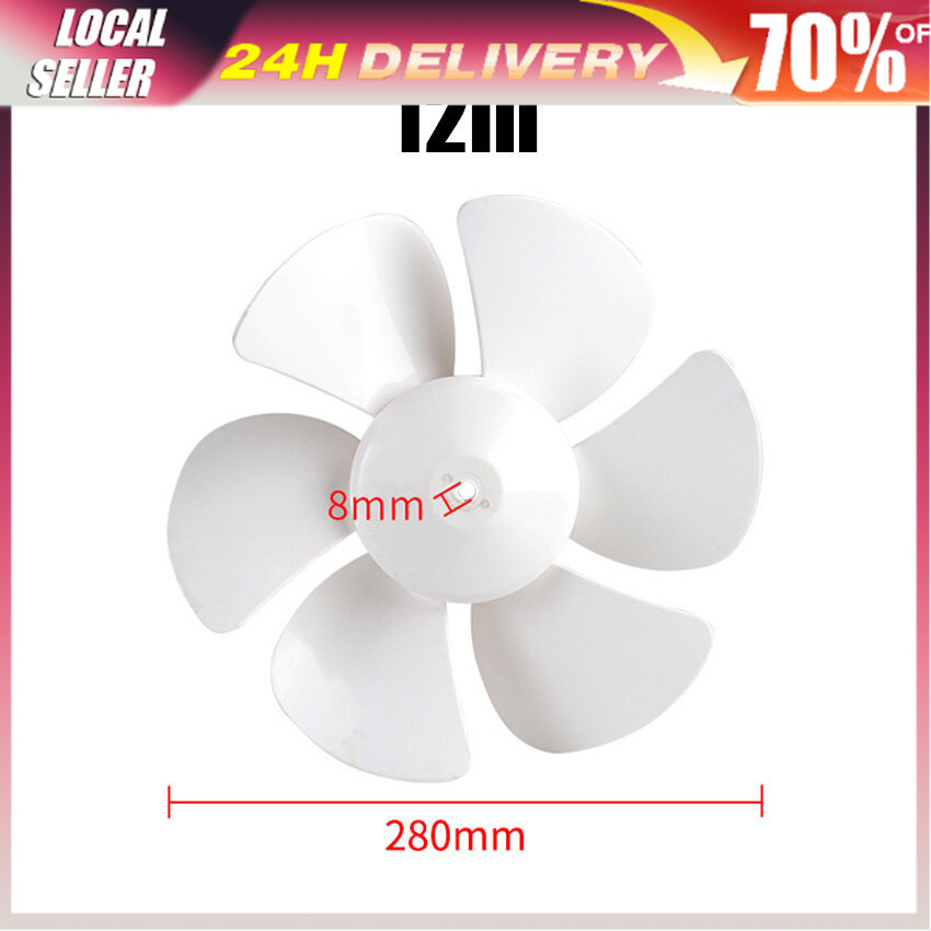 8-12Inch Exhaust fan blade replacement Part Universal Plastic table fan ...
