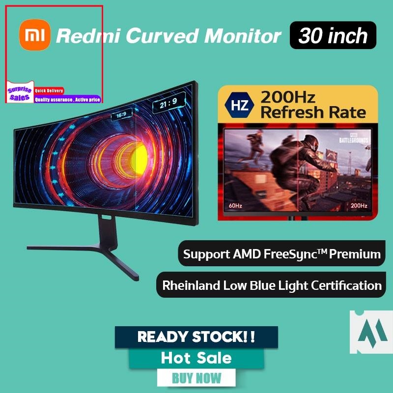 Xiaomi 34 inch Curved Monitor Mi Ultrawide VA Gaming Display 144hz AMD ...