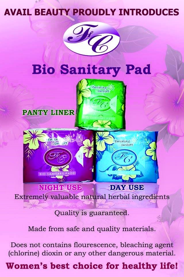 Avail Fc Bio Sanitary Pads Pantiliner / Day & Night Pack | Lazada PH