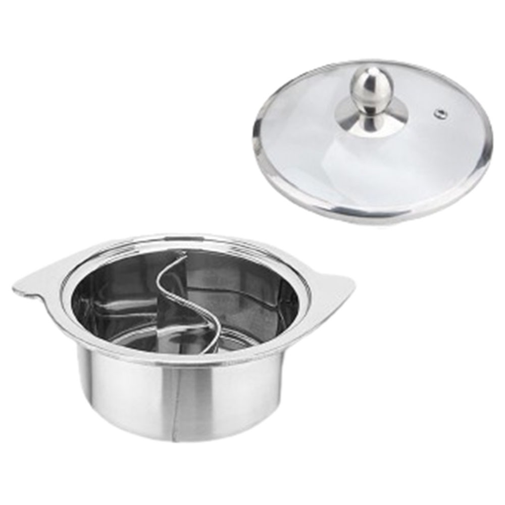 Portable One Person Cooking Boiling Pot Multi Purpose Stainless Steel ...