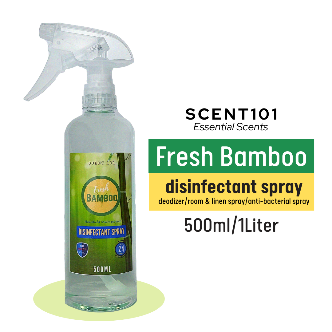FRESH BAMBOO Disinfectant Spray / Deodorizer / Room & Linen Spray ...