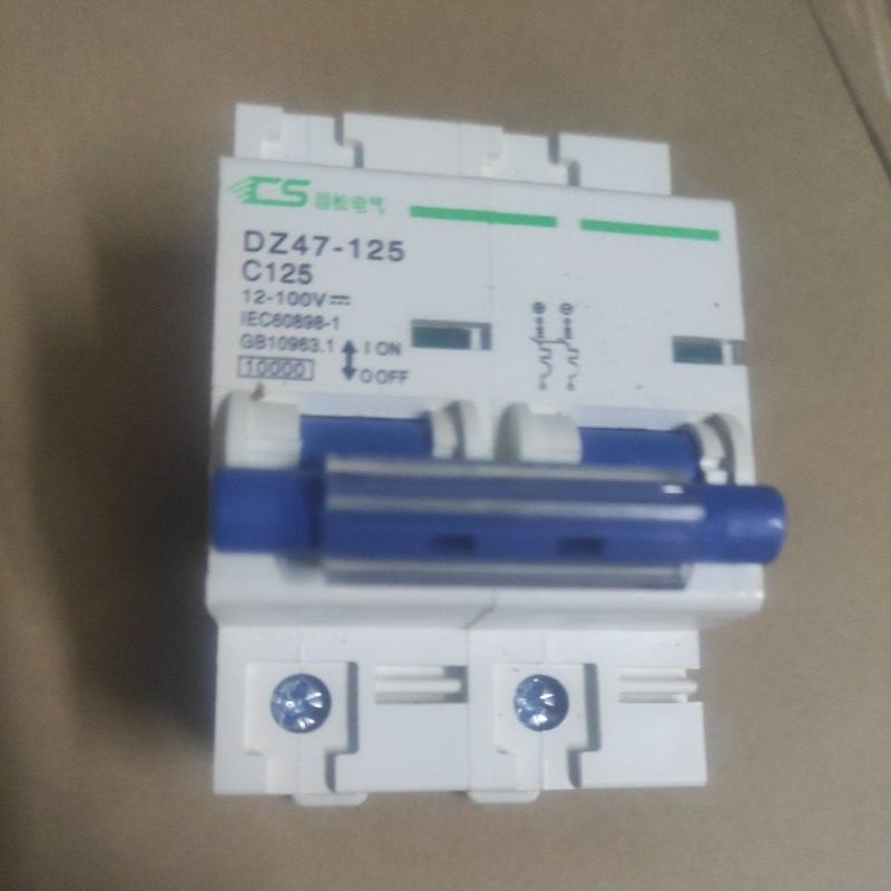 DC MCB 2p Circuit Breaker 2-Pole 12v 24v 48v (16/32/40/63A) for Solar ...