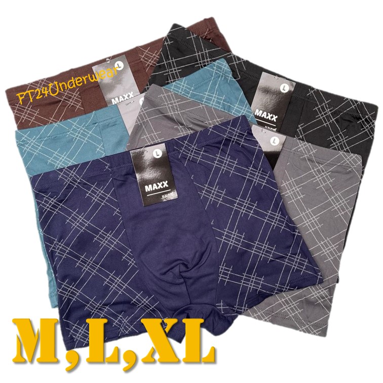 FT24.TH FT24 กางเกงในชาย MAXX ราย 1 ตัว ผ้าคอตตอนสเปนเด็กซ์ ผ้าดี ใส่สบาย ทน ไม่อับ คละสี คุณภาพ ...