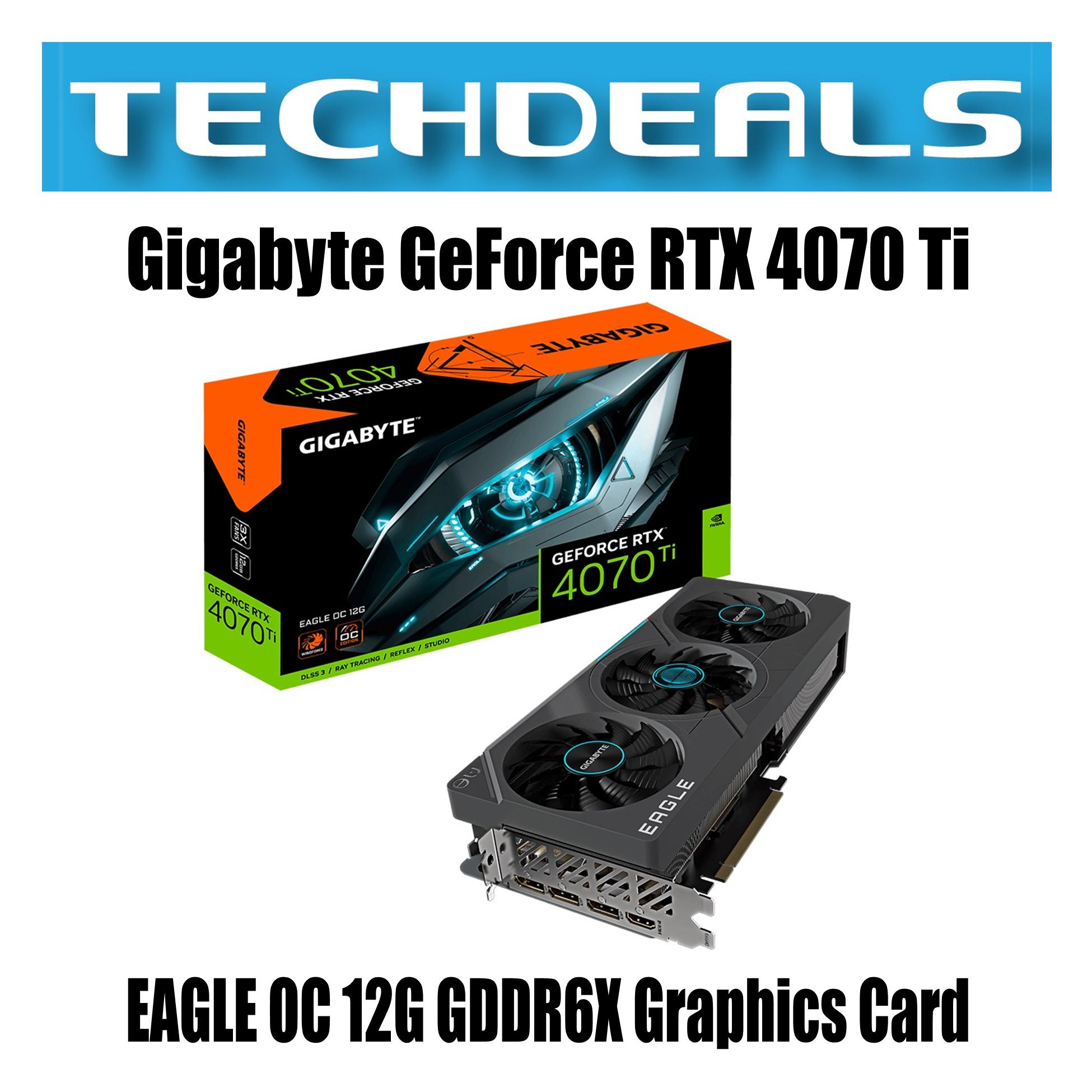 Gigabyte GeForce RTX 4070 Ti EAGLE OC 12G GDDR6X Graphics Card | Lazada ...