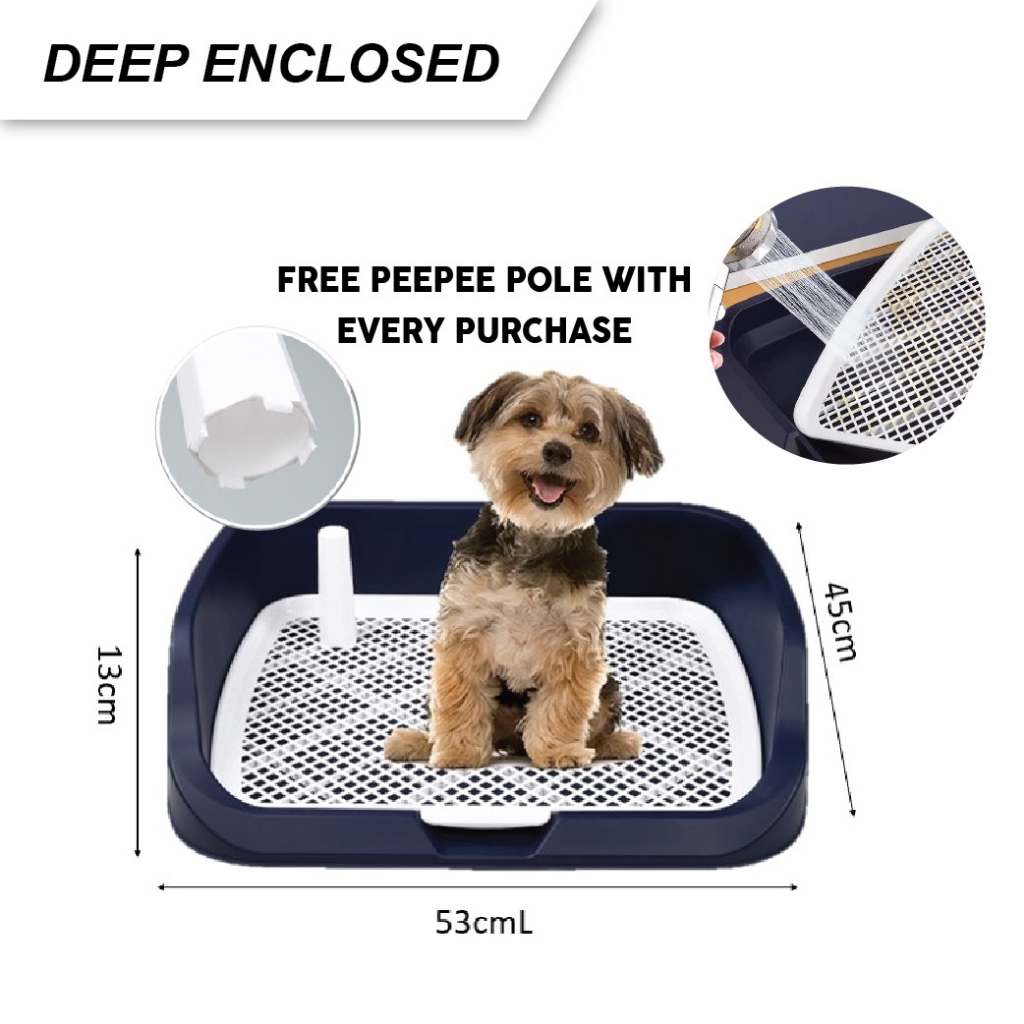 ⭐SG⭐Pet Pee Tray/ Dog Pee Tray/ Plastic Pee Pan/ Urinary Trainer Pee ...