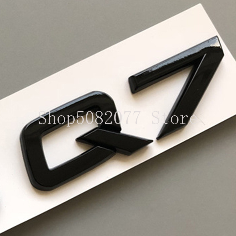NEW 【Too much love!】Letter Number Emblem For Audi S R S3 S4 S5 S6 S7 S8 ...