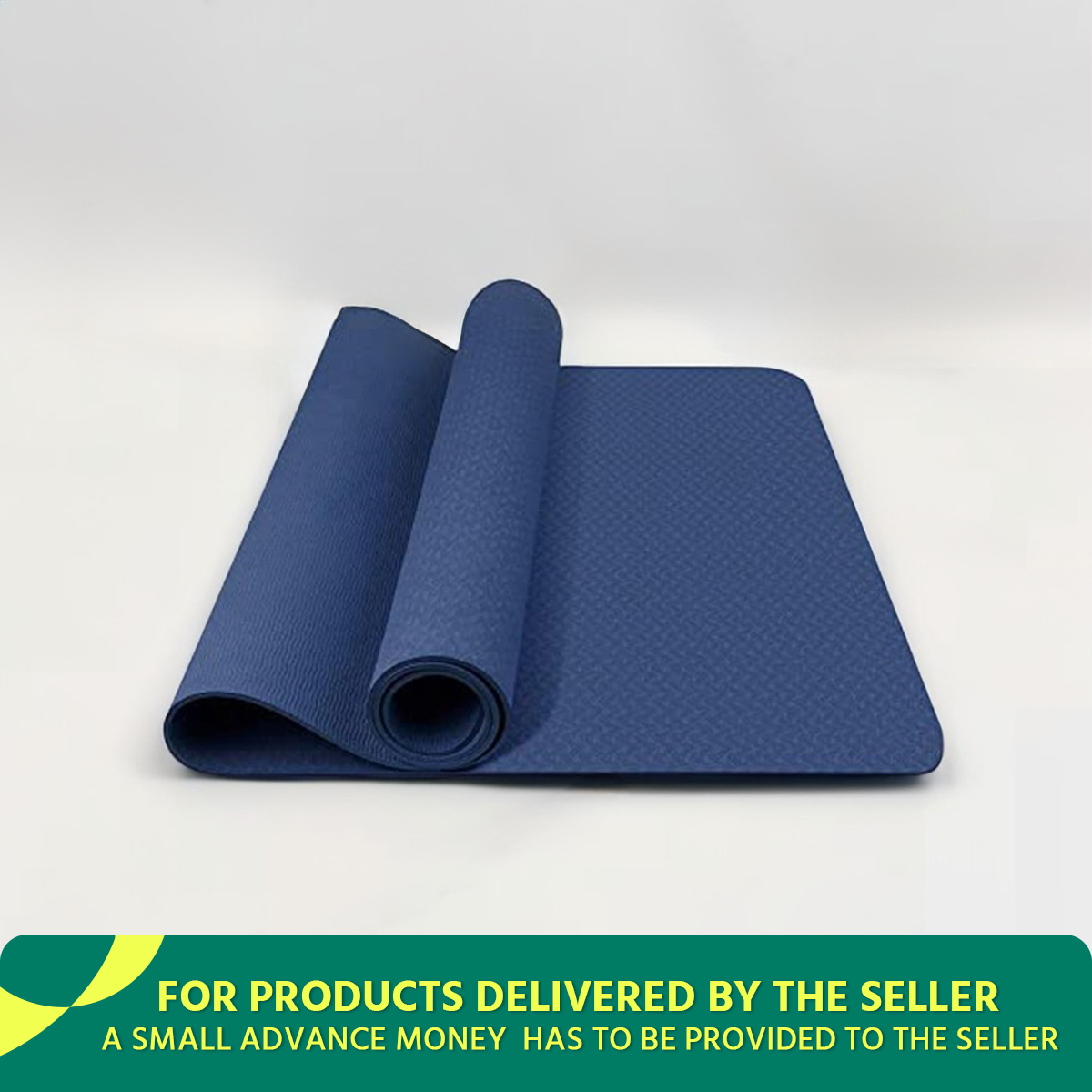 Portable Yoga Mat 8mm 3 Feet*6 Feet | Daraz.com.bd
