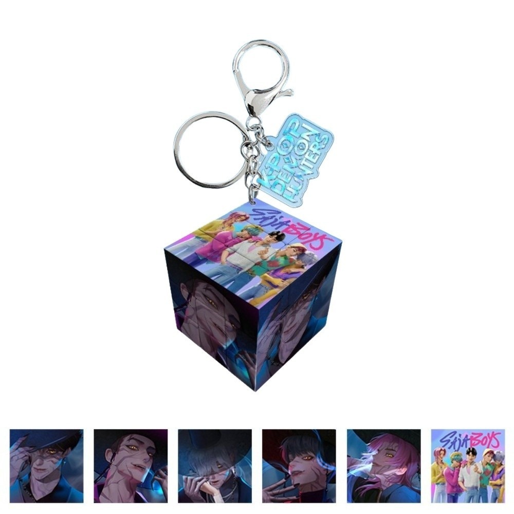 Fashion Huntrix Saja Boys Kpop Demon Hunters Keychain Rumi Mira Zoe ...