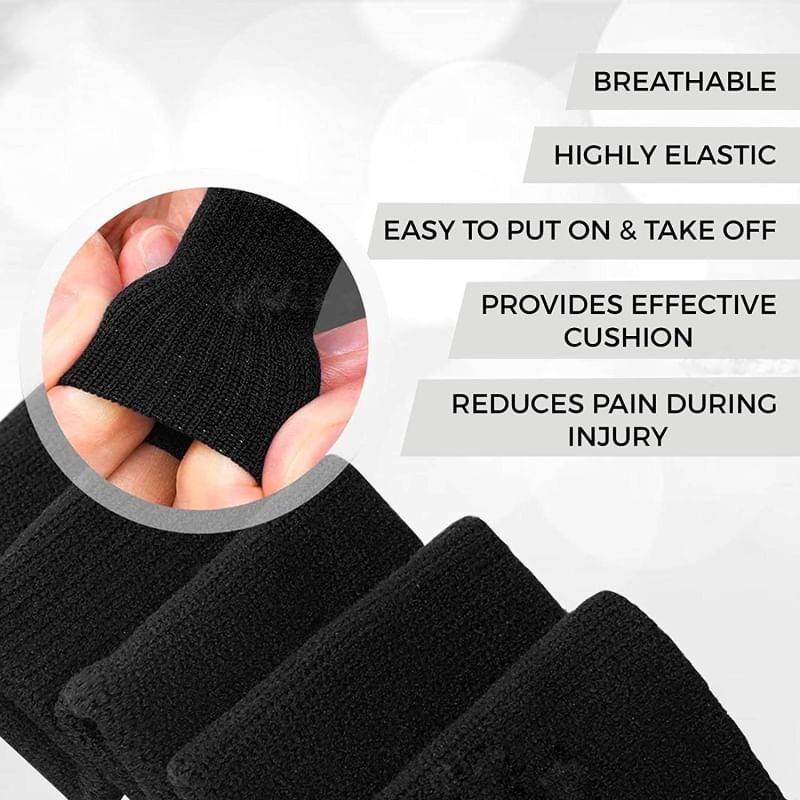 JJ ViewPoint Long finger band ผ้าสวมซัพพอร์ตข้อนิ้วมือ 1 กล่องบรรจุ 5 ...