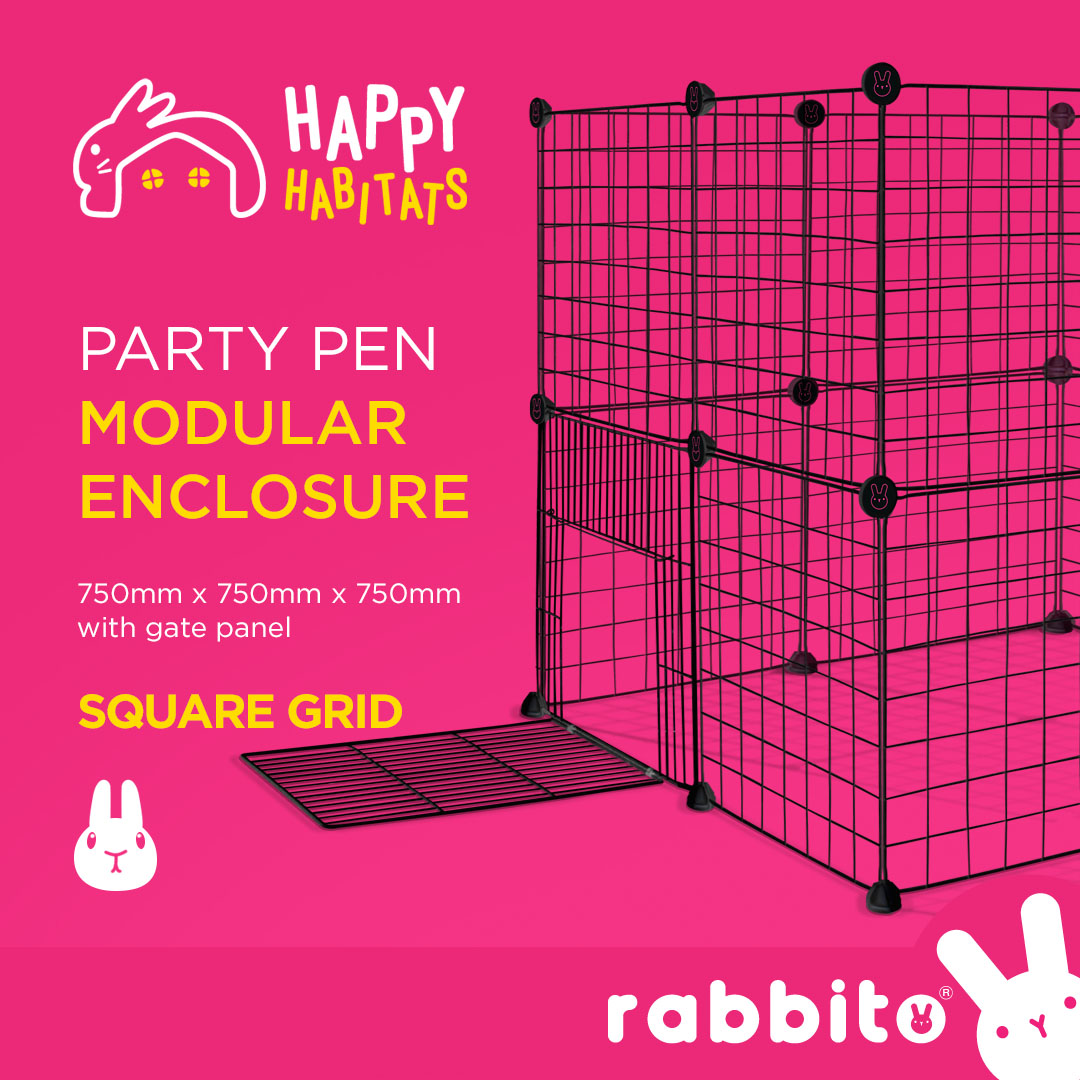 Happy Habitats PARTY PEN Modular pen cage enclosure for rabbits, guinea ...