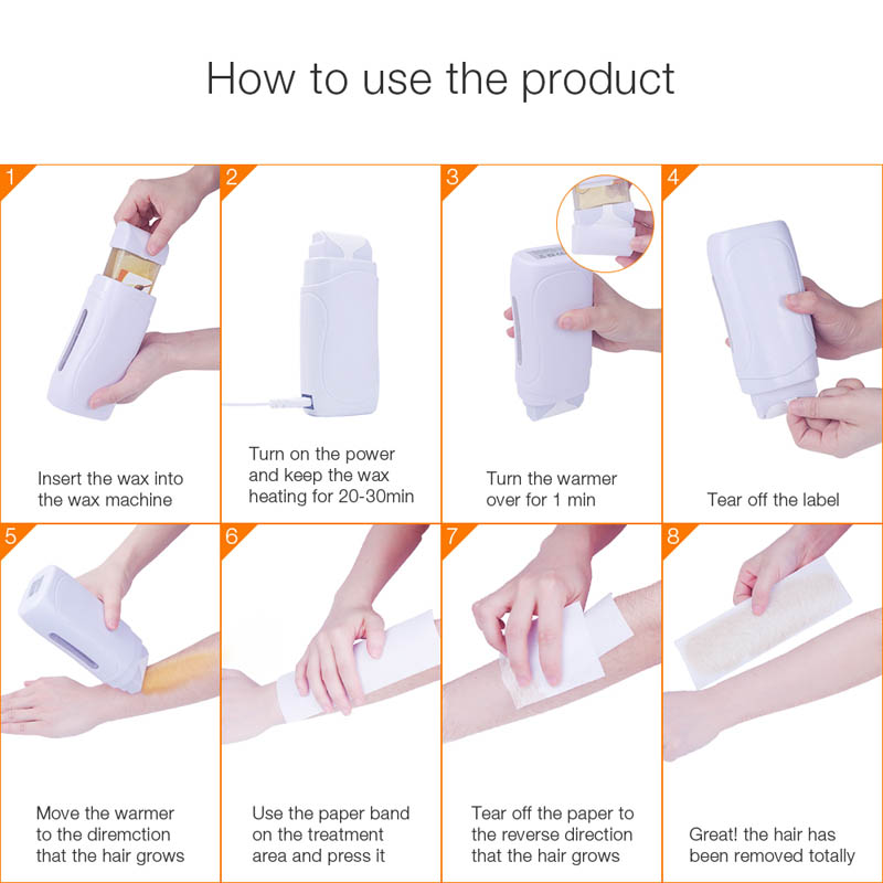 【High-quality】Mini Hot Wax Warmer Epilator Paraffin Heater Spa Hand Wax ...